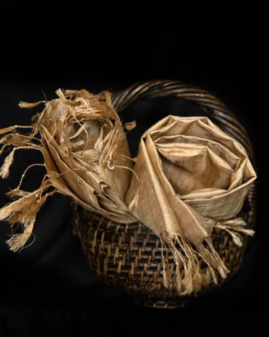 MUGA SILK STOLE (GOLDEN SILK OF ASSAM)