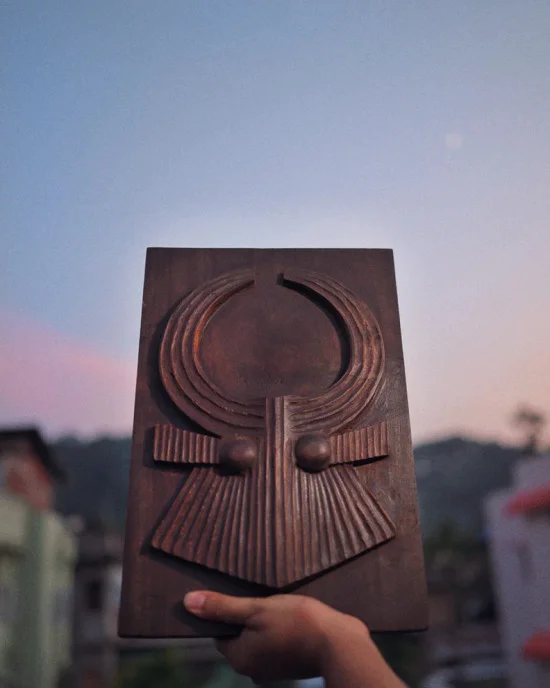 Exotic Naga Gamari Wood Panel