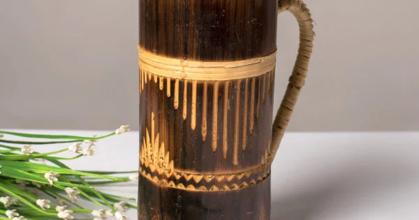 Bamboo Beer Mug Set of 2