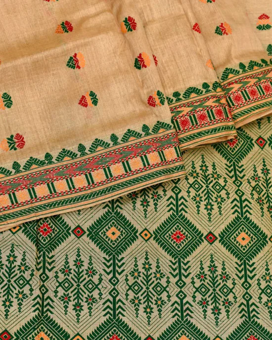 Handwoven Muga Silk Assam Saree