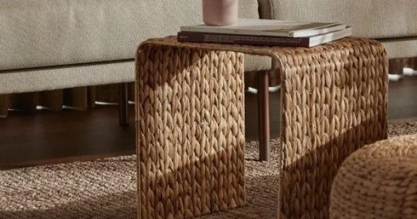 Water Hyacinth Side Table